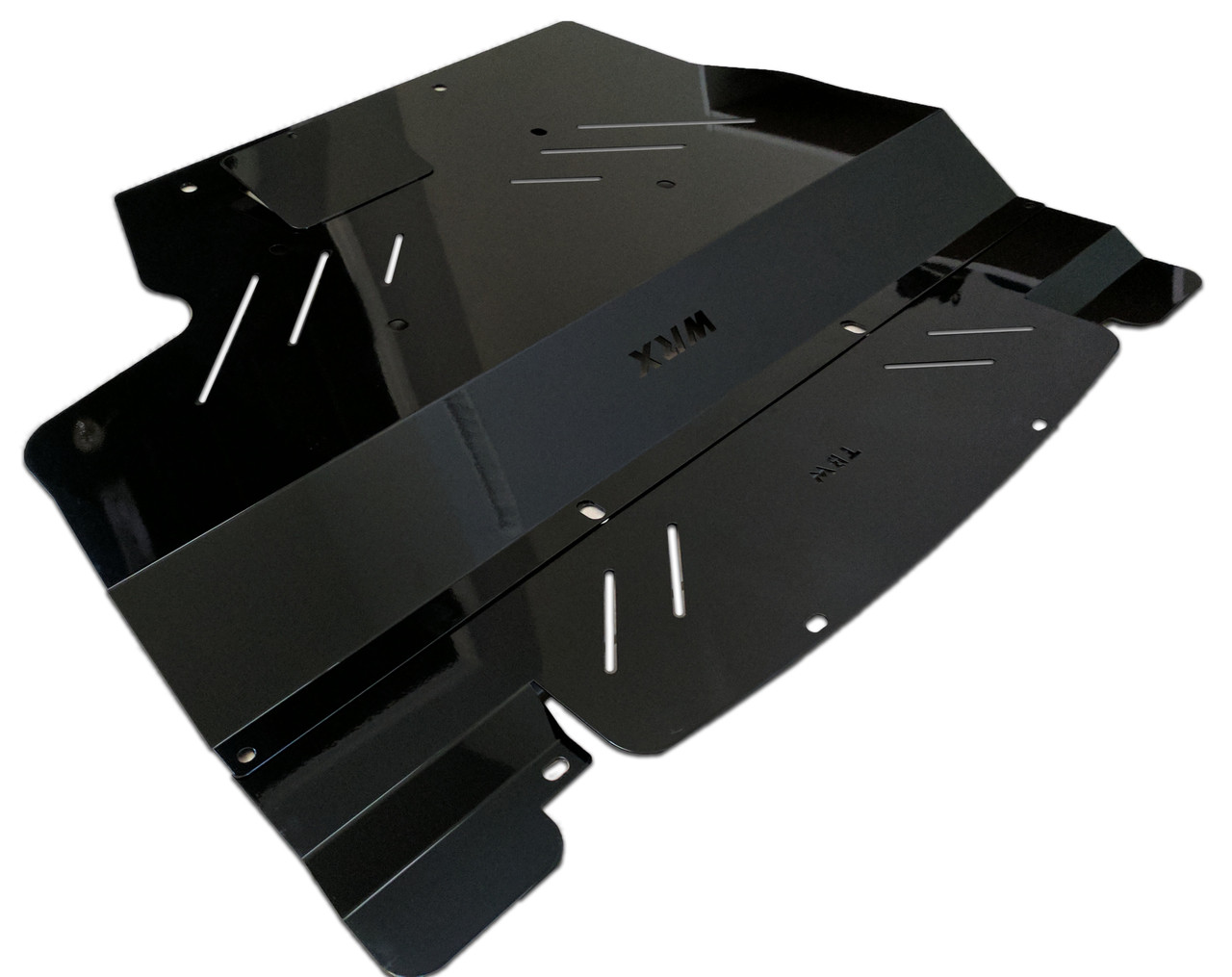 WRX STI Protection Black Aluminum Engine Splash Shield - Vented Under ...