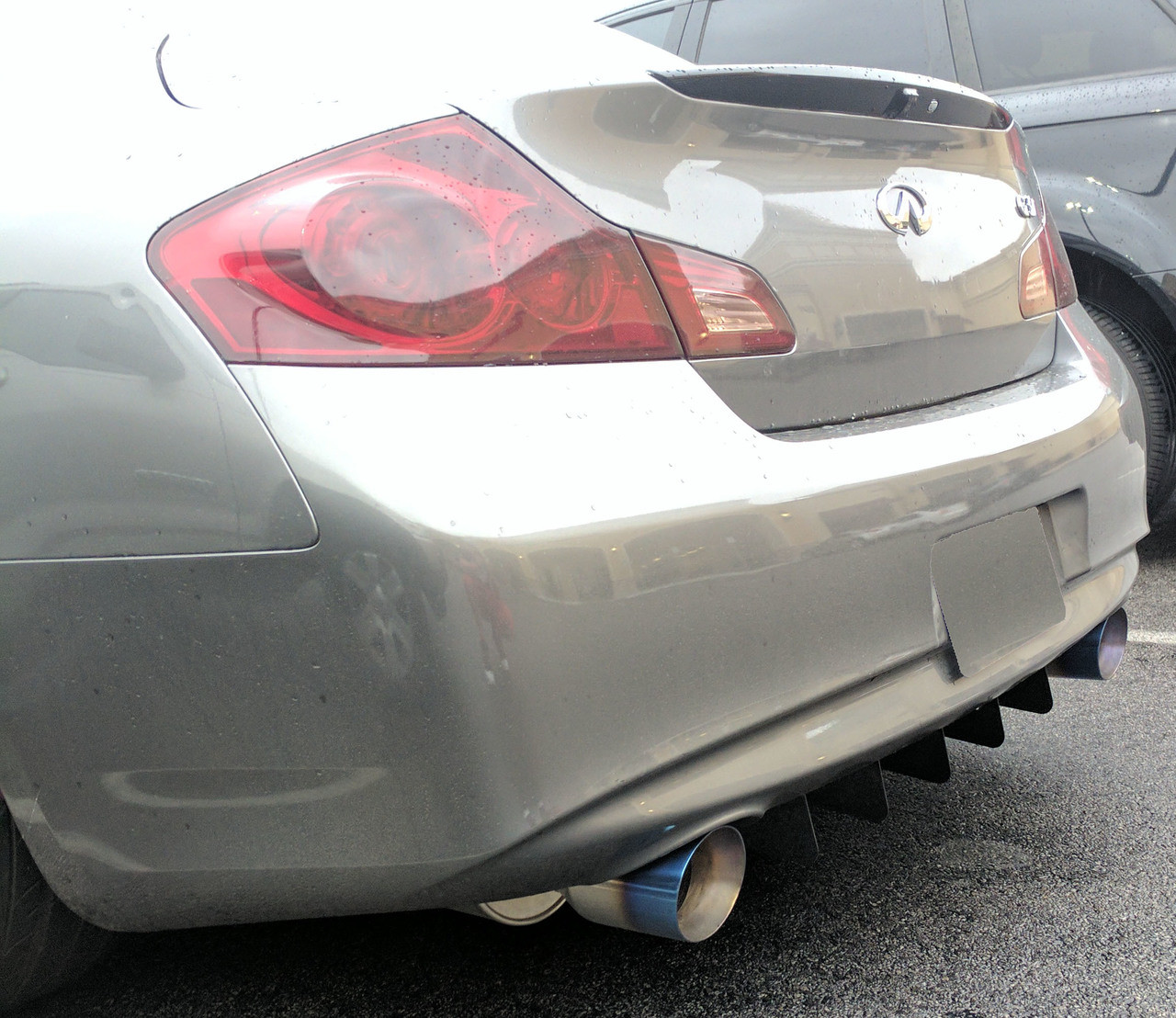 G37 Sedan Rear Aluminum Diffuser - Raw Aluminum (G37SedDiff)