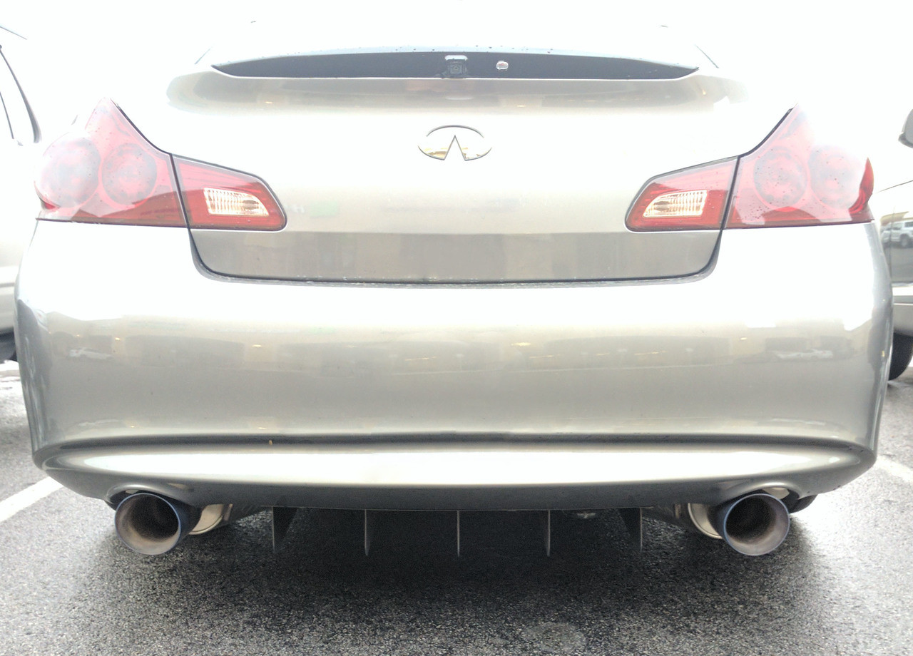 G37 Sedan Rear Aluminum Diffuser - Raw Aluminum (G37SedDiff)