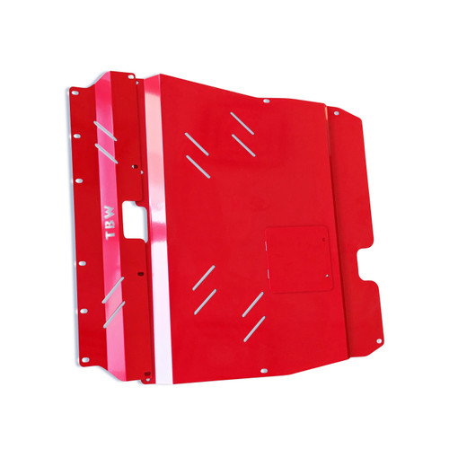 TBW Aluminum Engine Under Tray for 09-14 Acura TSX 2.4L POWDER COATED