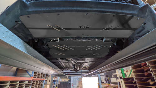 BLACK Aluminum Engine Under Tray Skid Plate for 2013-2020 Subaru BRZ ...