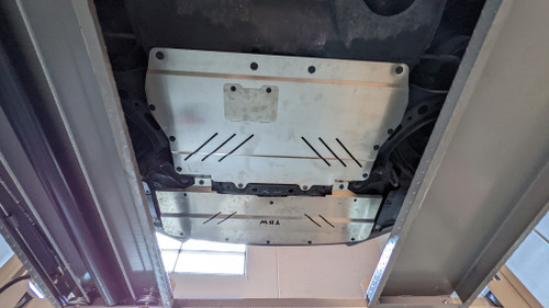 BLACK Aluminum Engine Under Tray Skid Plate for 2013-2020 Subaru BRZ ...