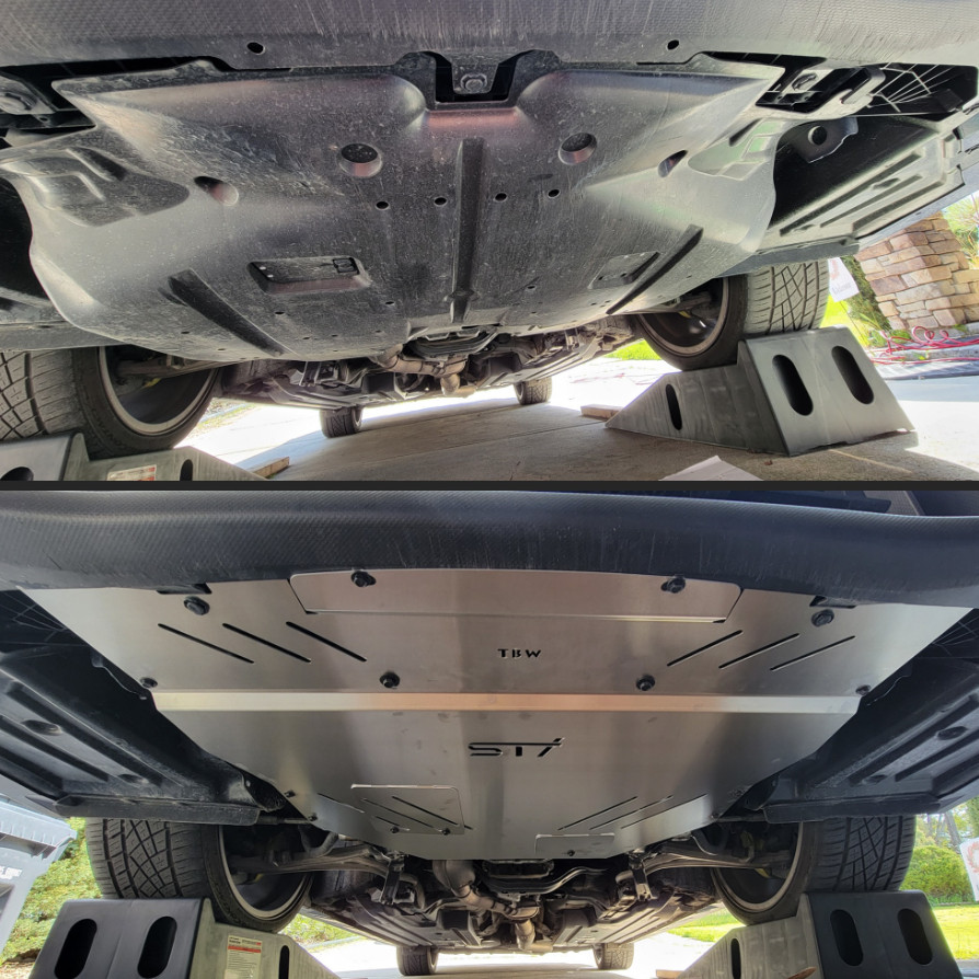 2015+ Subaru STI Aluminum Engine Under Tray Skid Plate (15STIEngine)