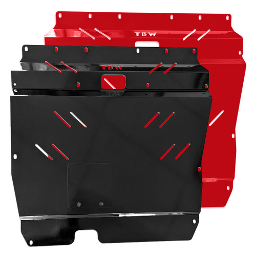 TBW Aluminum Engine Under Tray for 09-14 Acura TSX 2.4L POWDER COATED