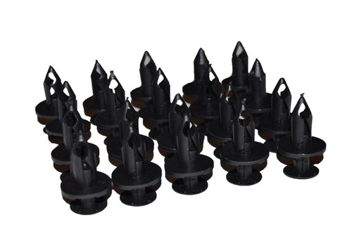 20 Plastic Push Clips for Fender Liners, Splash Shields, Various Panels ...
