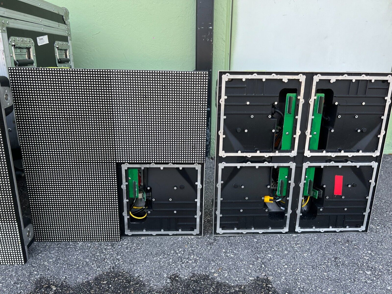 Absen A6T (6) Led Panel Screens W/Case -For Parts -17556 -17560 (One ...