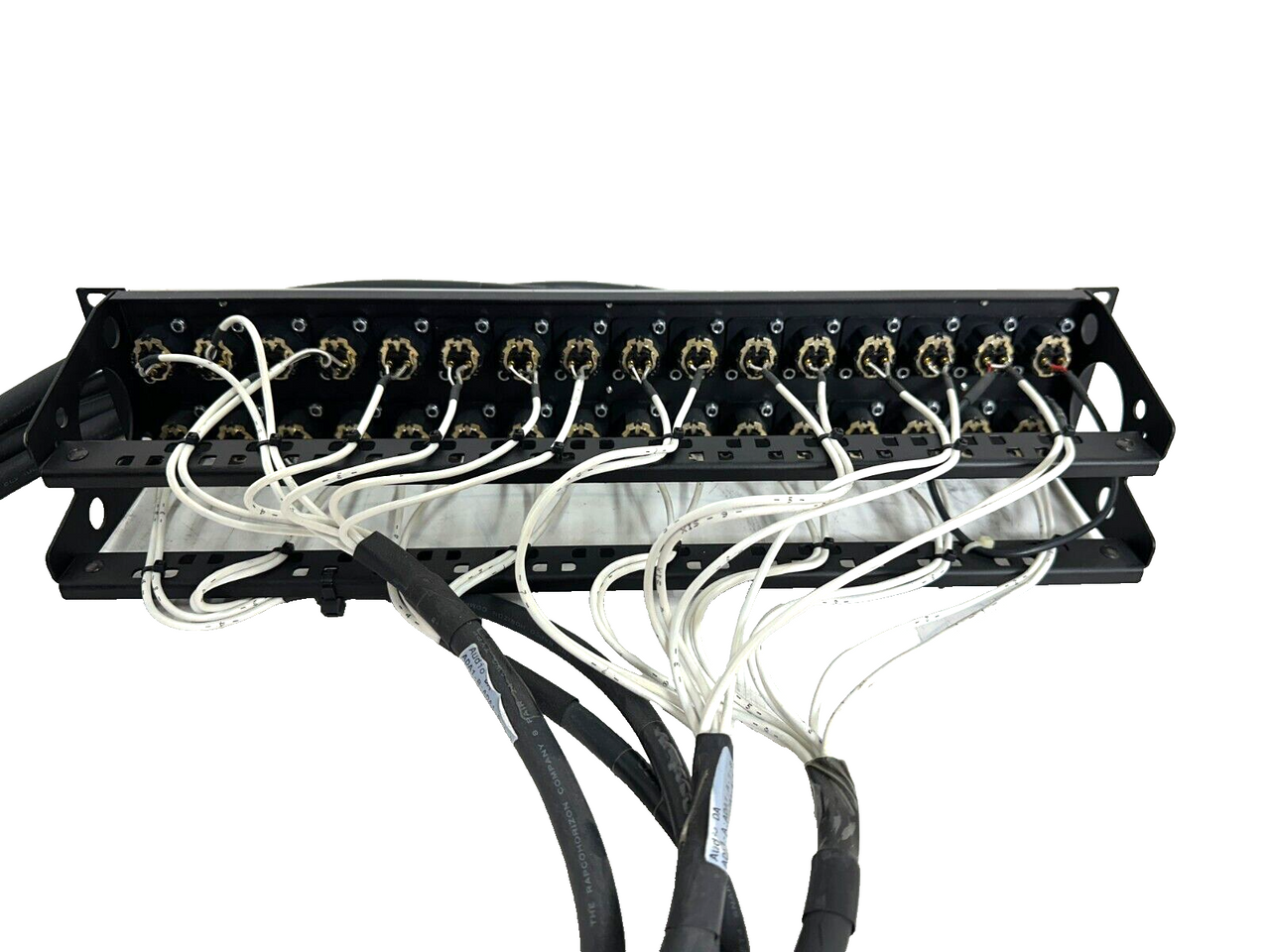 Unbranded Panel Rack W/36 Male XLR With Raw Ends - True Heart Sound