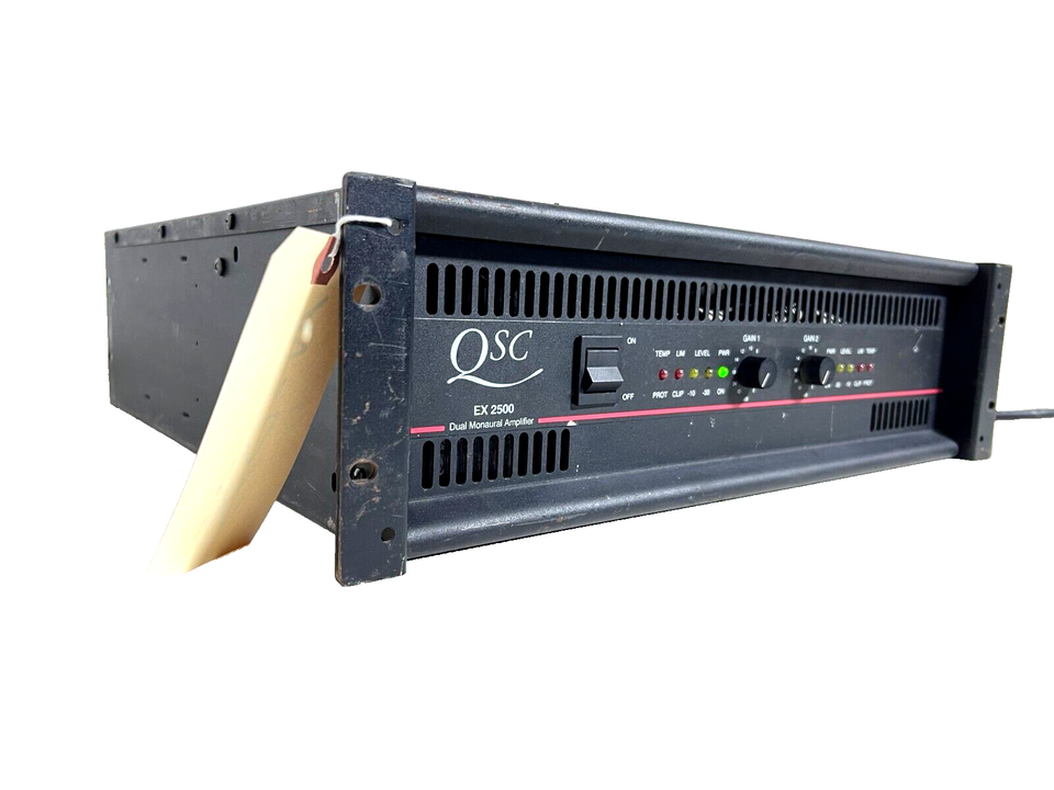QSC EX2500 2Ch Dual Monaural Amplifier -2533 -2536 (One) - True Heart Sound