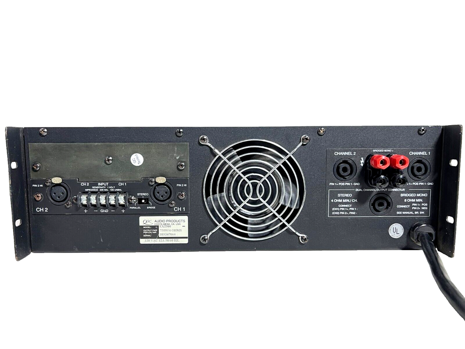 QSC EX2500 2Ch Dual Monaural Amplifier -2533 -2536 (One) - True Heart Sound