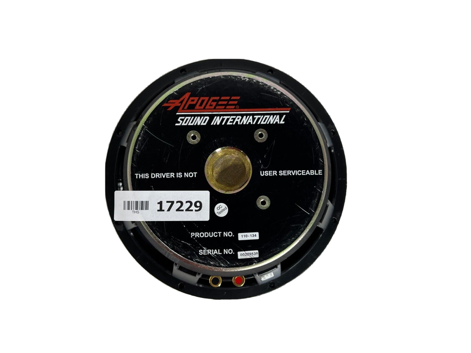 Apogee Sound 110-134 12" Woofer Speaker -17229 (One) - True Heart Sound