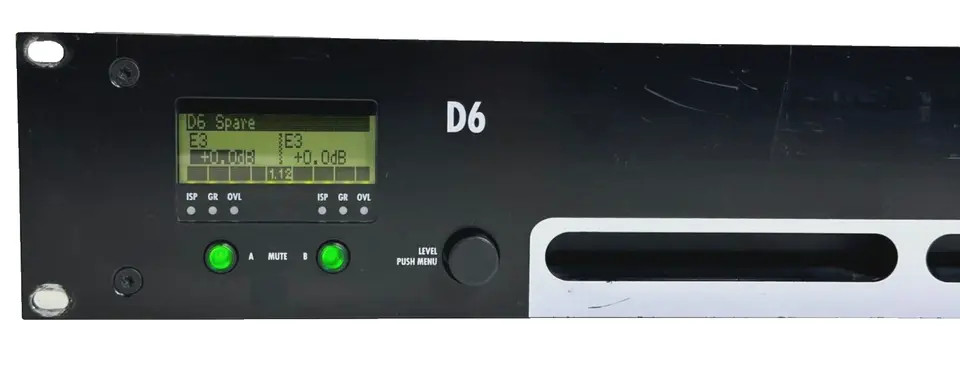 D&B Audiotechnik D6 Power Amp With NL4 (One) - True Heart Sound