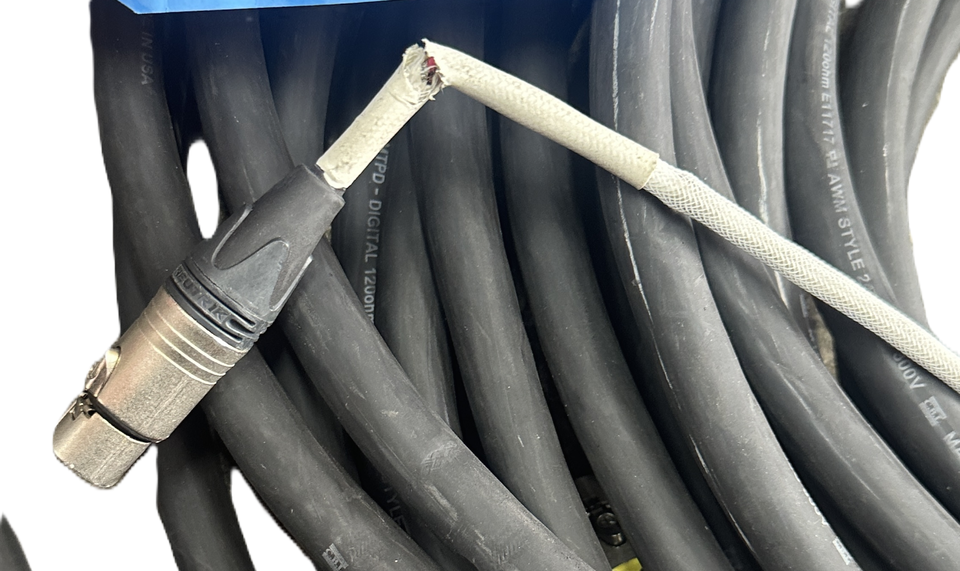 MTPD 75FT 3Pin XLR Edison Plug To 3Pin XLR Edison Plug Cables -8162 ...