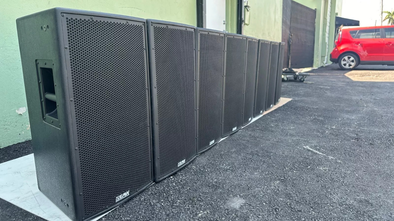 EAW KF360Z 12" 3-Way Bi Amped Full Range Speakers #534-535 (PAIR ...