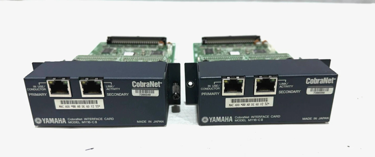 MY16-C II YAMAHA CobraNet Interface Card -670 (One) - True Heart Sound