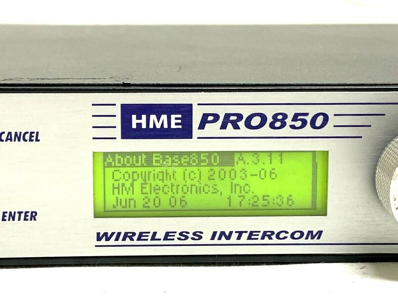 Pro 850 System HME 4/C BS850 Wireless Intercom Base Station (One) -7826 ...