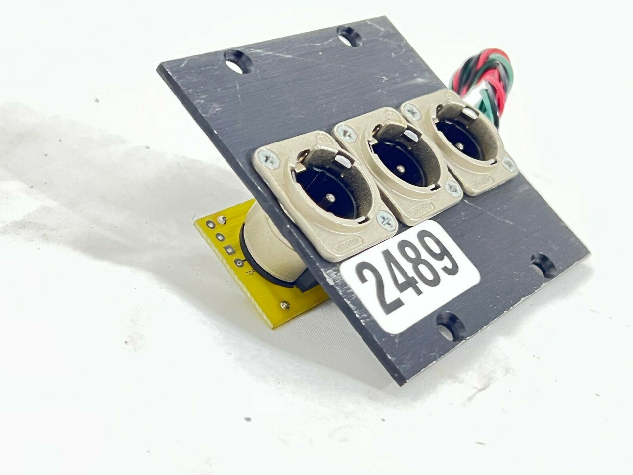 Neutrik Rack Plate 3 3Pin XLR Male Panel (One) -2489 - True Heart Sound