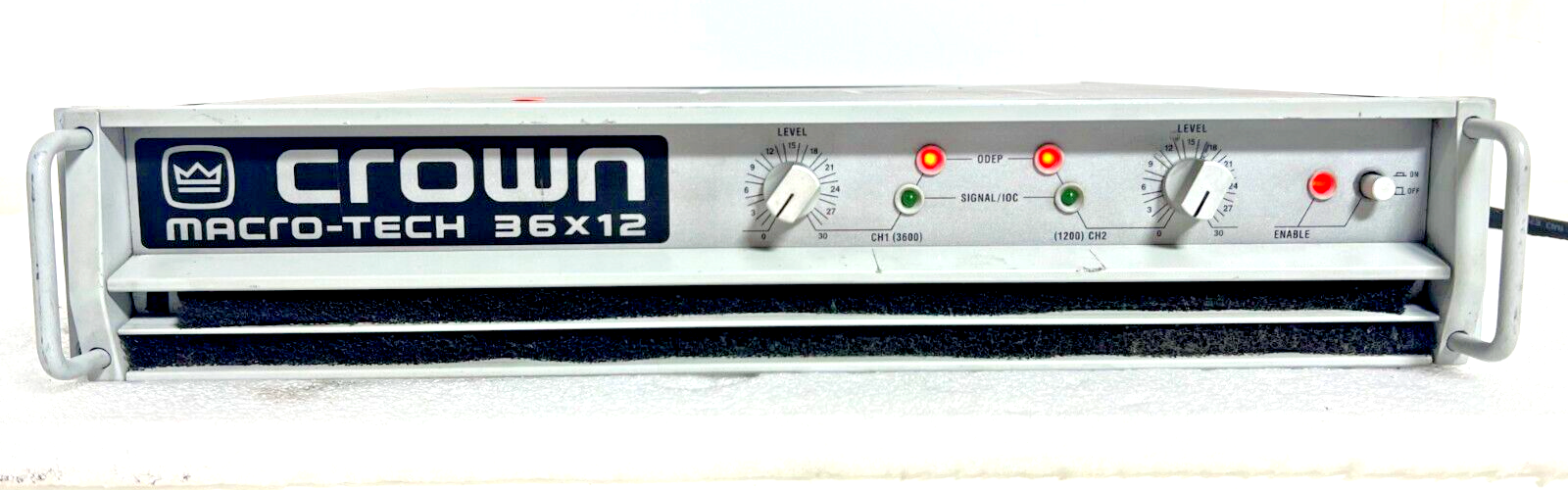 Crown Macro-Tech MA-36x12 2-Channel Amplifier with Amc card -03609 (One ...
