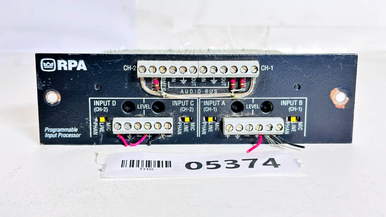 Crown RPA Programmable Input Processor -05374 (One) - True Heart Sound