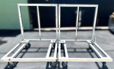 Rolling Stage Dolly Cart Fits up to (8) 4x4 Ft. XSQ Stage Platforms ...