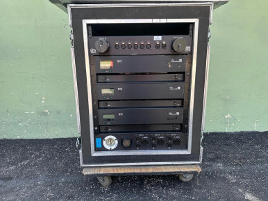 D&B Audiotechnik D12 Power Amp Rack PackageW/3 D12, Distro, Cables -607 ...