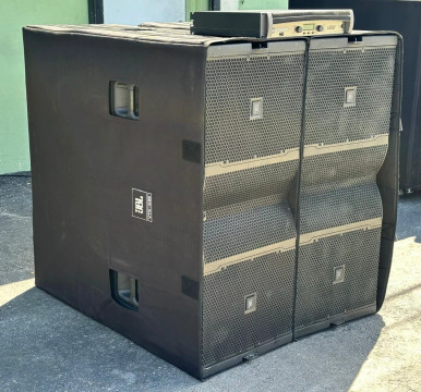 (2) JBL VTX G28 Dual 18" 8000W Subwoofer (1) CROWN 12000HD AMP - True ...