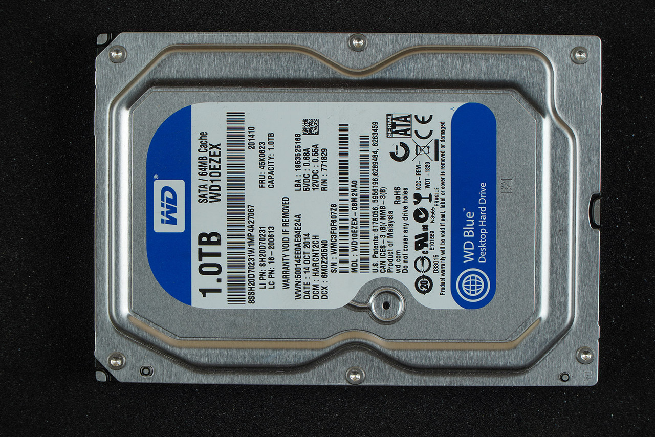 Western Digital WD Caviar Blue WD10EZEX-08M2NA0 1TB SATA Hard Disk 45K0623