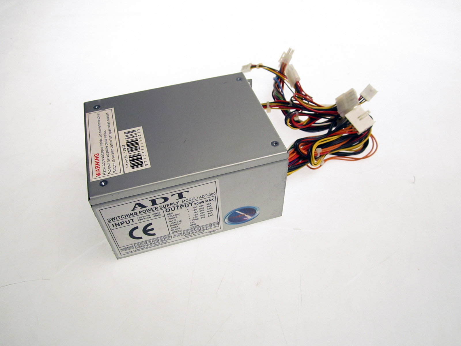 ADT Switching Power Supply Model ADT-300 300W PSU