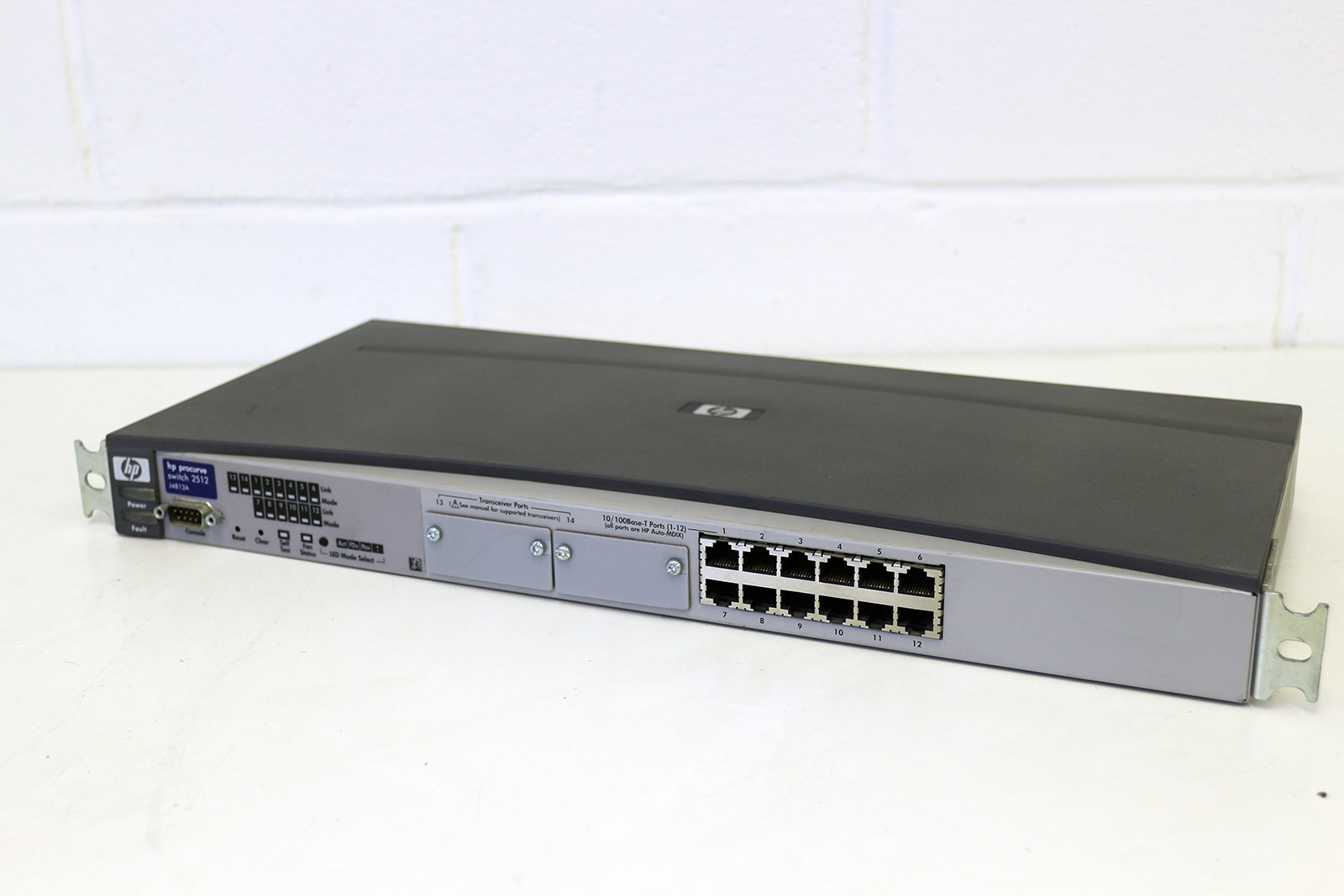 HP Procurve Switch 2512 J4812A 12-Port with Rackmount Brackets