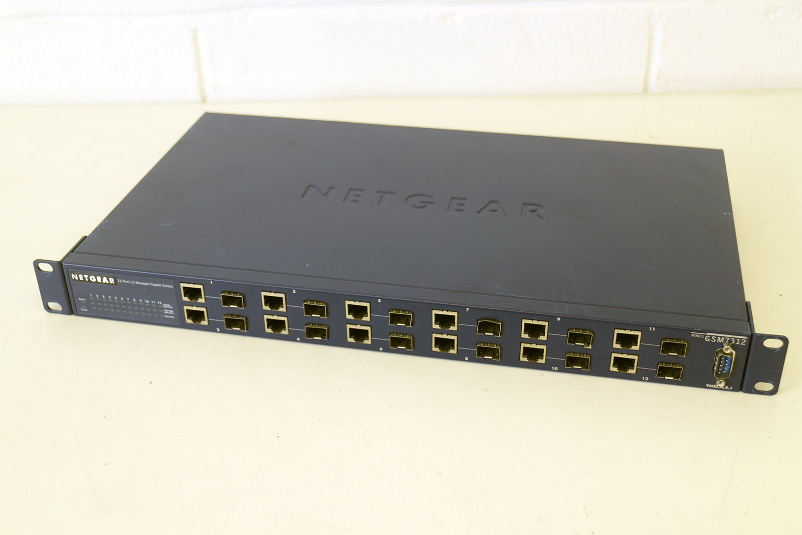 Netgear GSM7312 12-Port L3 Managed Gigabit Switch with Rack Mount ...