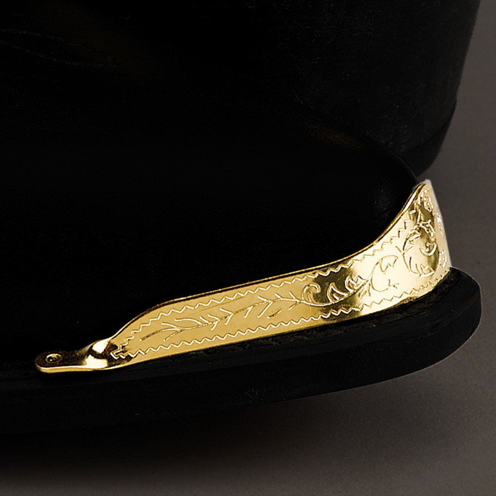Engraved Brass Boot Tips - 1 - Western Express