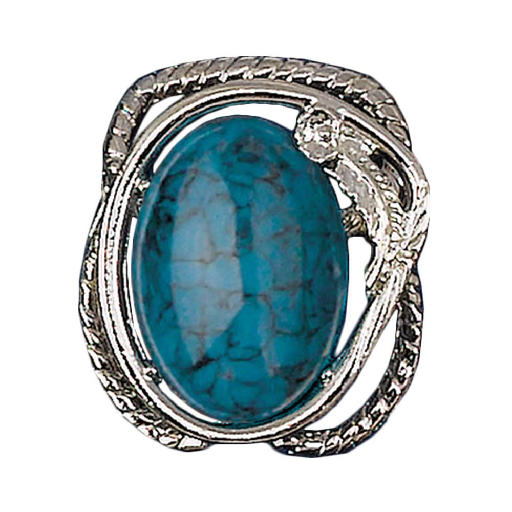 Made in the USA - Turquoise Stone Scarf Slide - Western Express