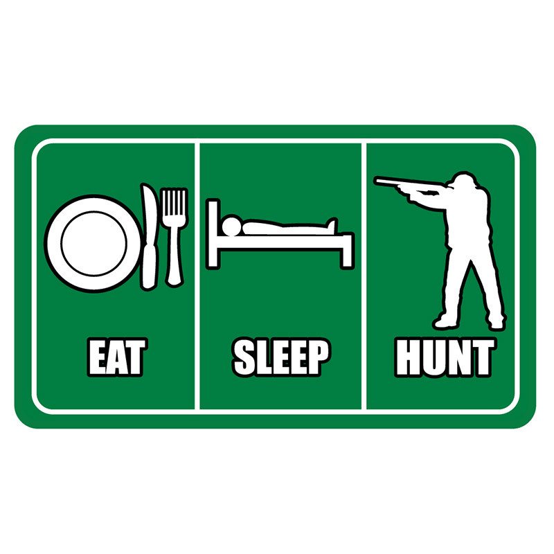 Made in the USA - Eat, Sleep, Hunt Sticker - Western Express