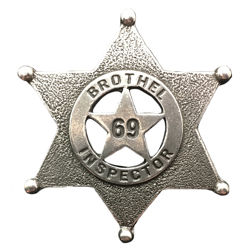 Made in the USA - Brothel Inspector Historic Replica Badge - Western ...