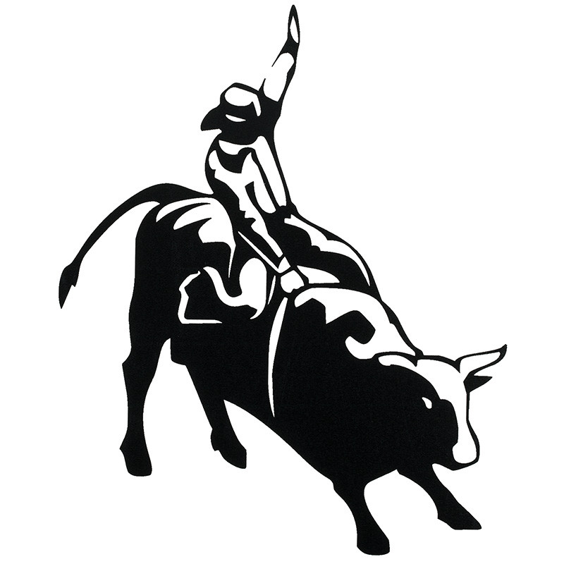 Made in the USA - Bull Rider Sticker - Western Express