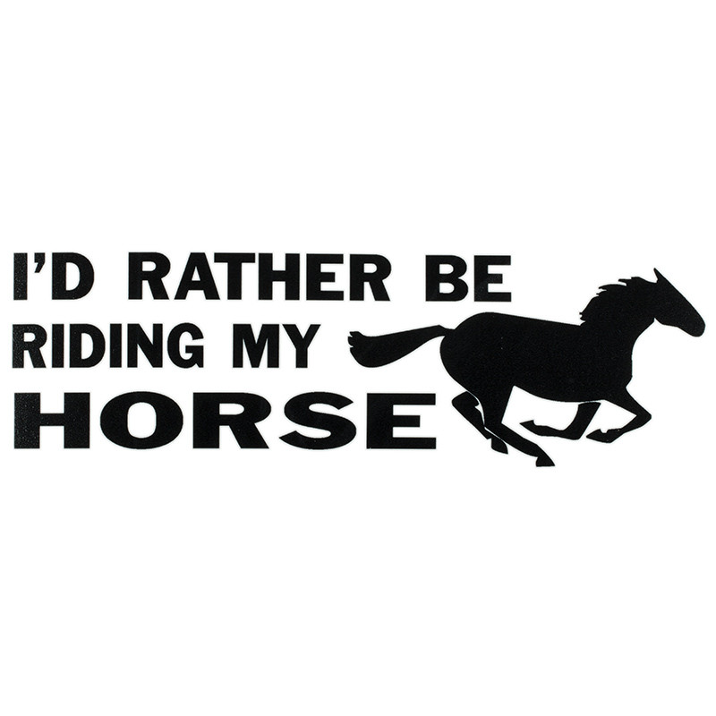 Made in the USA - Rather Be Riding Sticker - Western Express