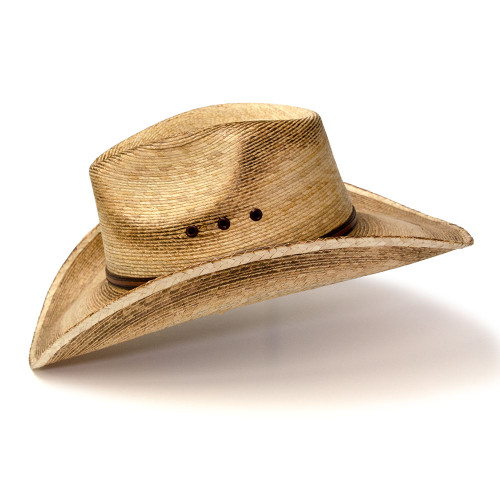 Palm Straw Western Pinch Front Hat - Western Express