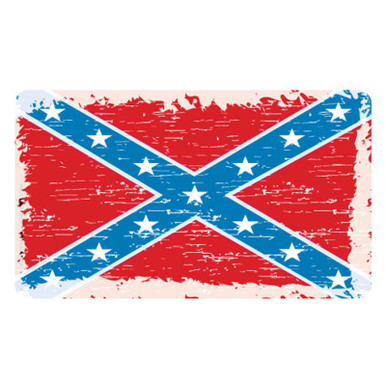 Made in the USA - Distressed Rebel Flag Magnet - Western Express