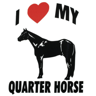 Made in the USA - I Love My Quarter Sticker - Western Express