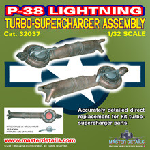 32037 - P-38 Lightning Turbo-Supercharger - Master Details