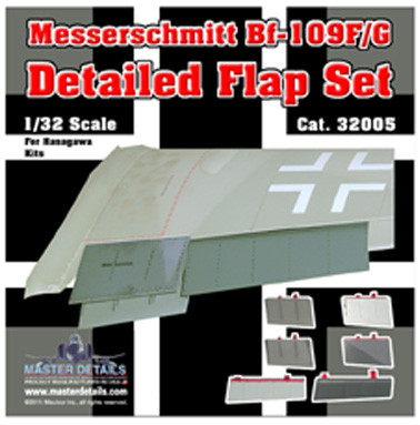 32005 - Messerschmitt Bf-109F/G Detailed Flap Set - Master Details
