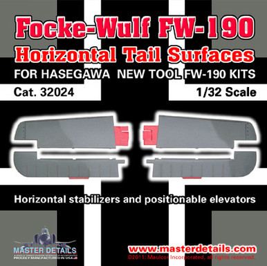 32024 - Focke-Wulf FW-190 Würger Horizontal Tail Surfaces - Master Details