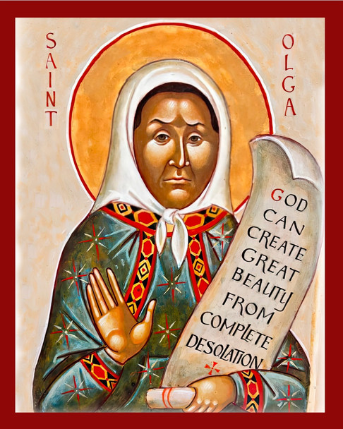 Saint Olga, large icon - Ancient Faith Store Saint Olga, large icon - Ancient Faith Store