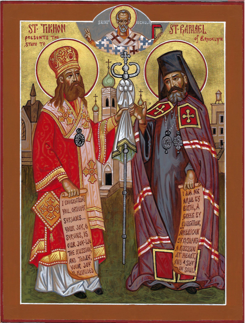 Saint Tikhon and Saint Raphael, large icon - Ancient Faith Store