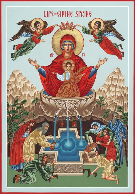 The Lifegiving Spring, large icon - Ancient Faith Store