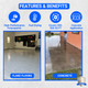 Polyaspartic Floor Coating Kit | Indoors & Outdoors | Fast Drying