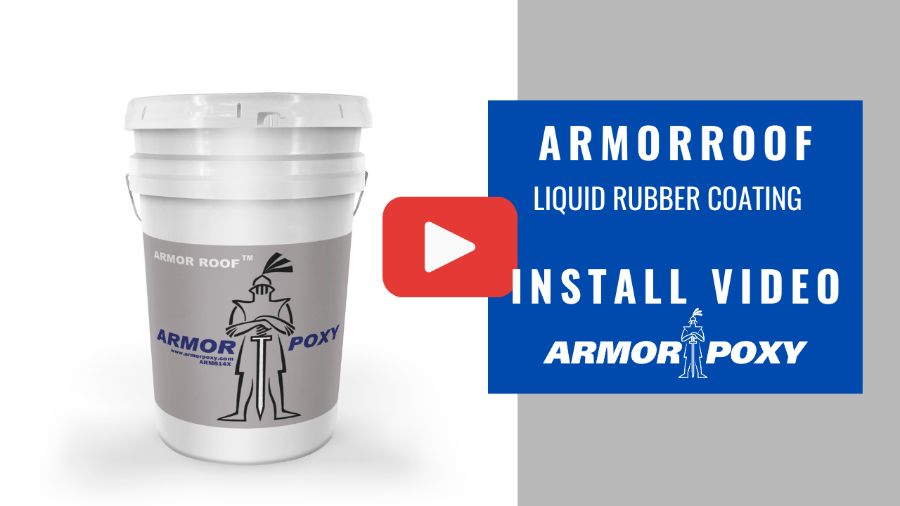 ArmorRoof Liquid Rubber Coating Roof Installation - Armorpoxy Inc