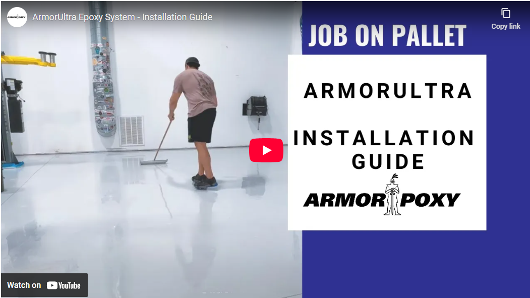 ArmorUltra Epoxy System - Installation Guide - Armorpoxy Inc