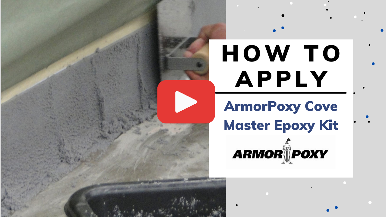 How To Apply ArmorPoxy's Cove Master Epoxy Mortar Kit - Armorpoxy Inc