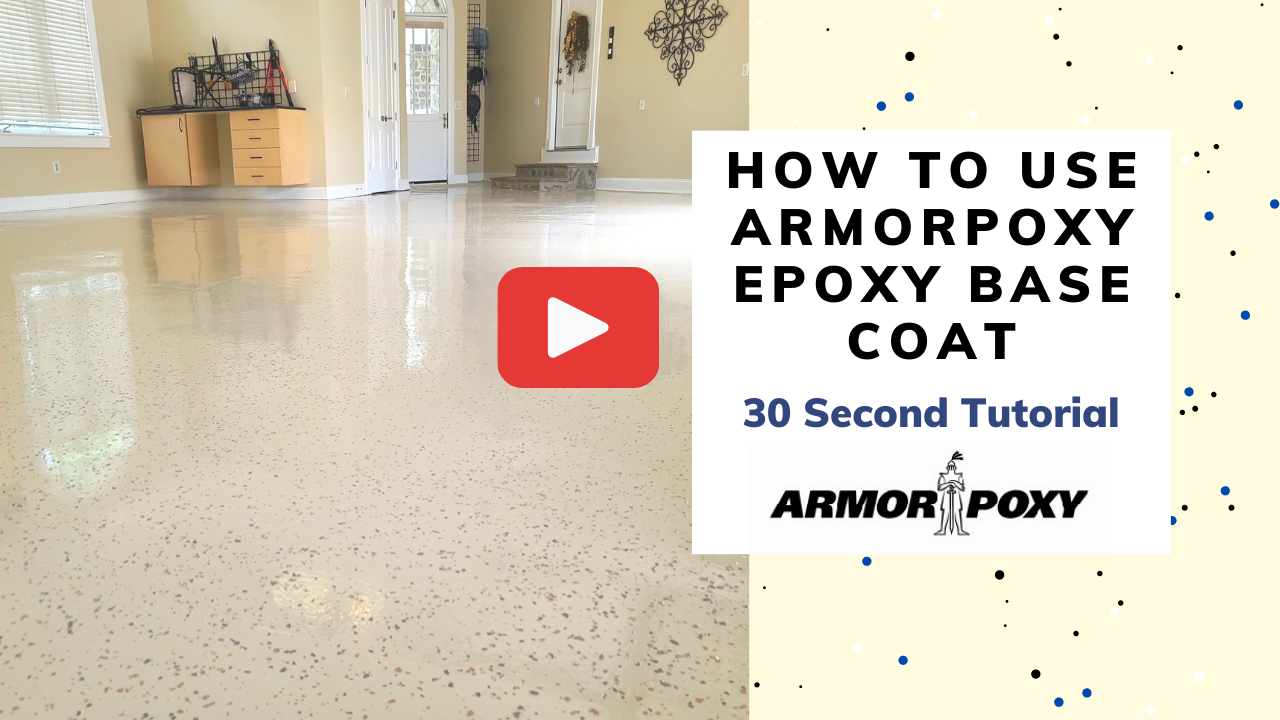 DIY Epoxy Garage Floor Makeover - Armorpoxy Inc