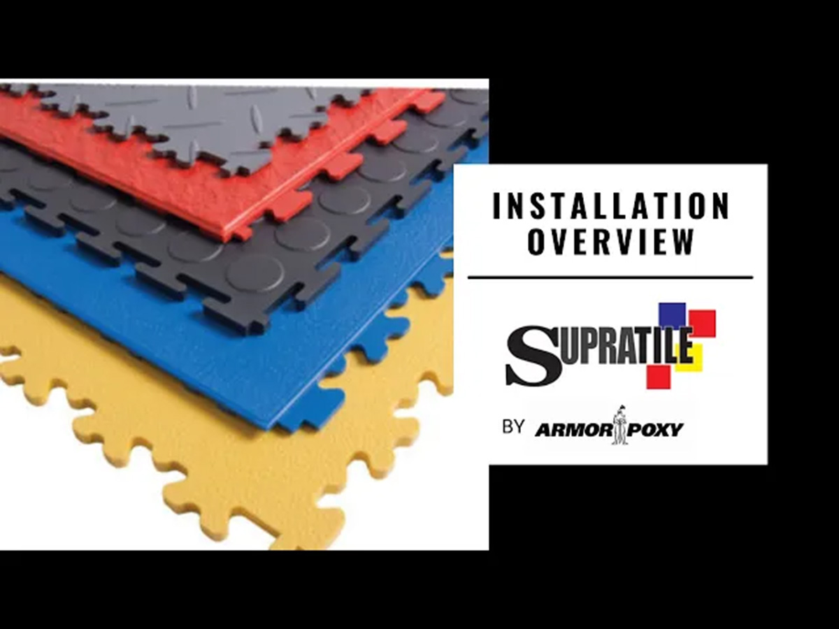 SupraTile Installation Overview: Guidelines & Tips - Armorpoxy Inc